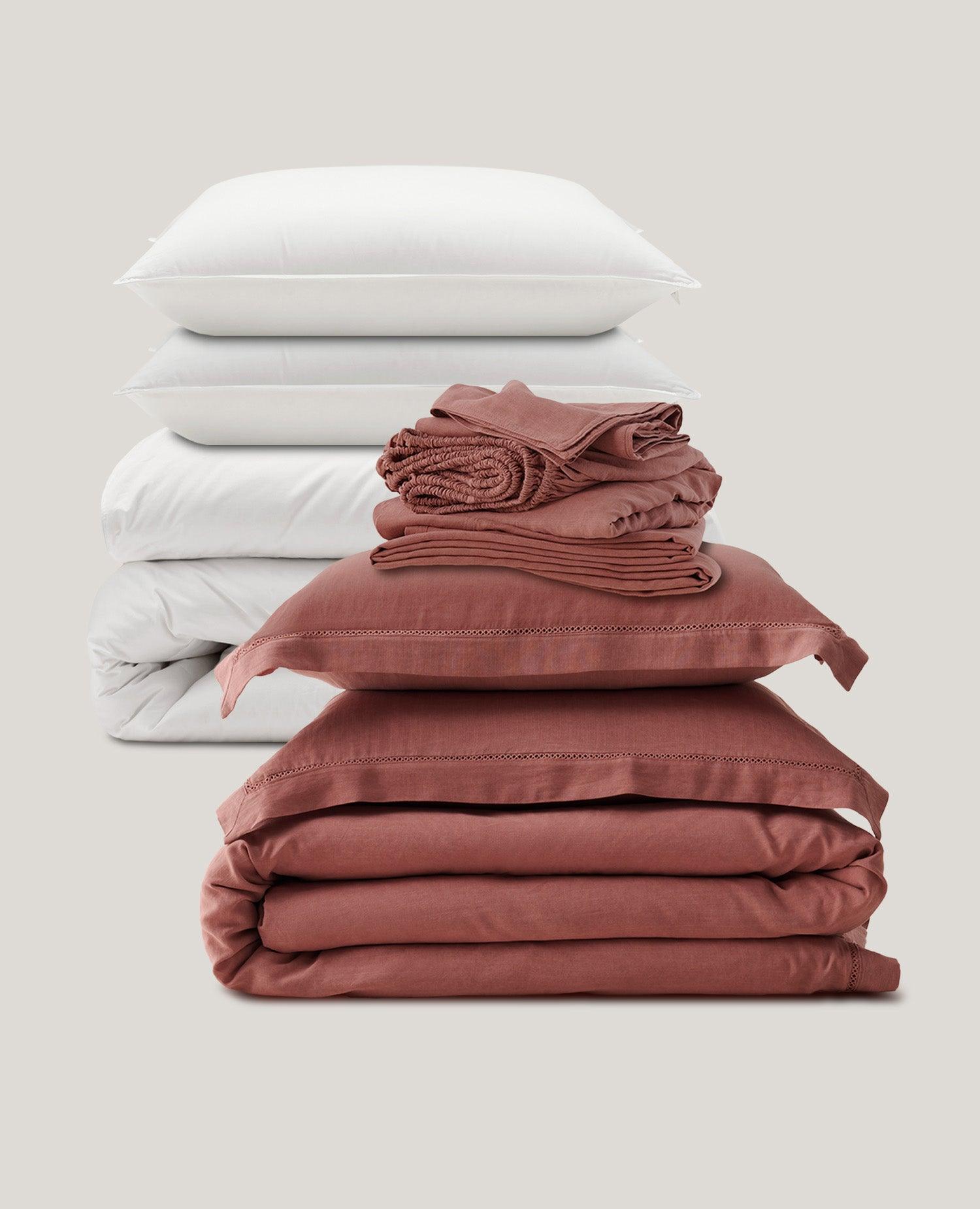 Linen TENCEL™ All-In-One Bundle | Double Stitch by Bedsure