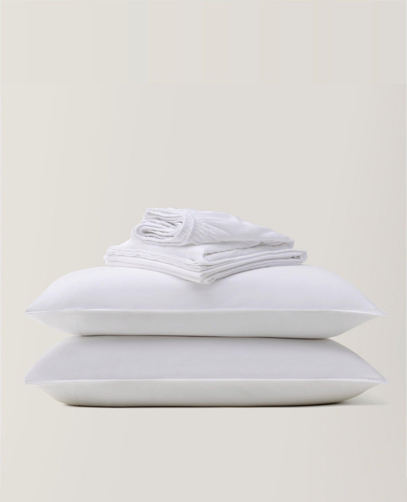 Cotton TENCEL™ Sateen Sheet Set | Double Stitch by Bedsure