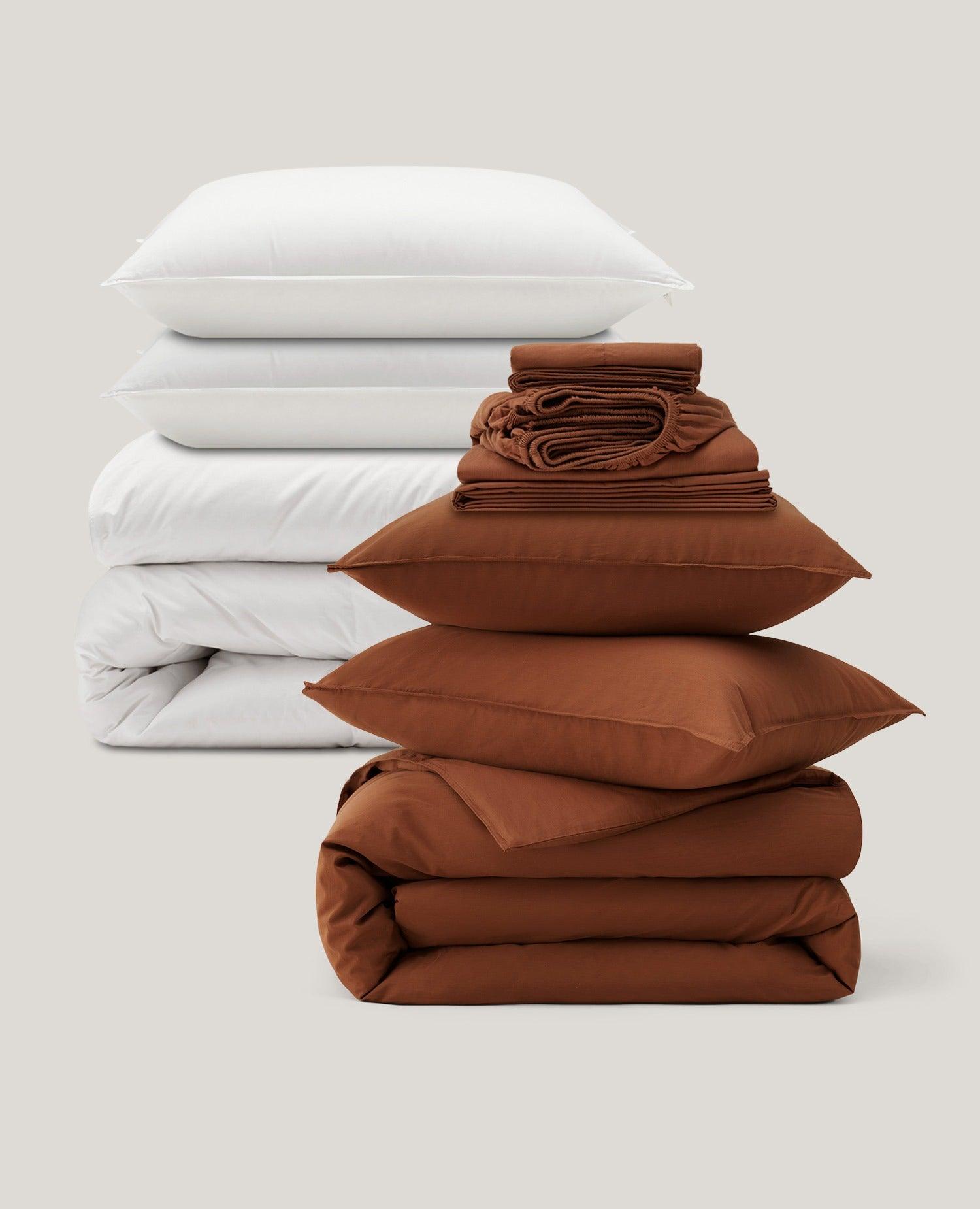 Mongolian Cashmere Cotton All-in-one Bundle | Double Stitch by Bedsure